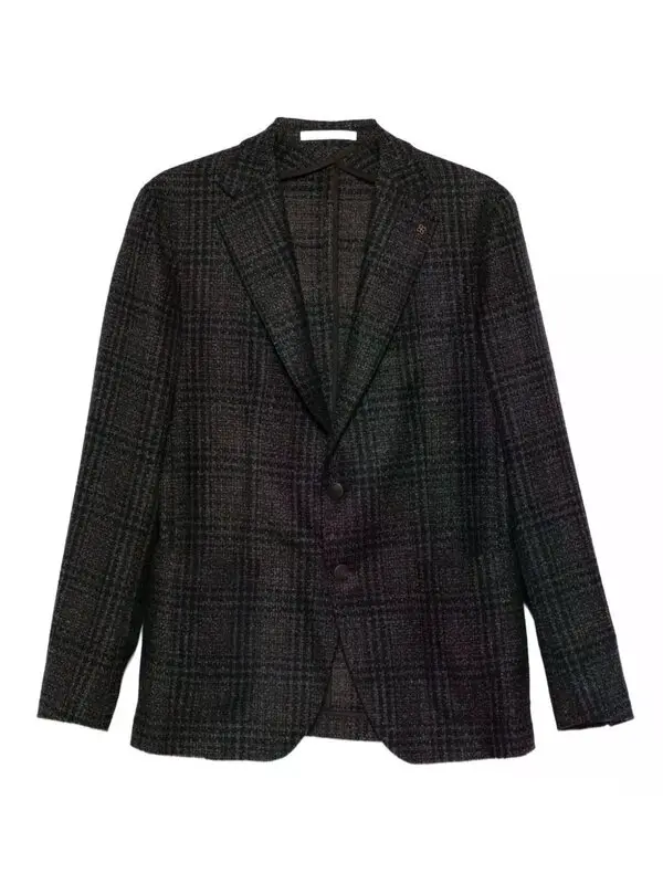 Tagliatore Checked Wool-blend Blazer