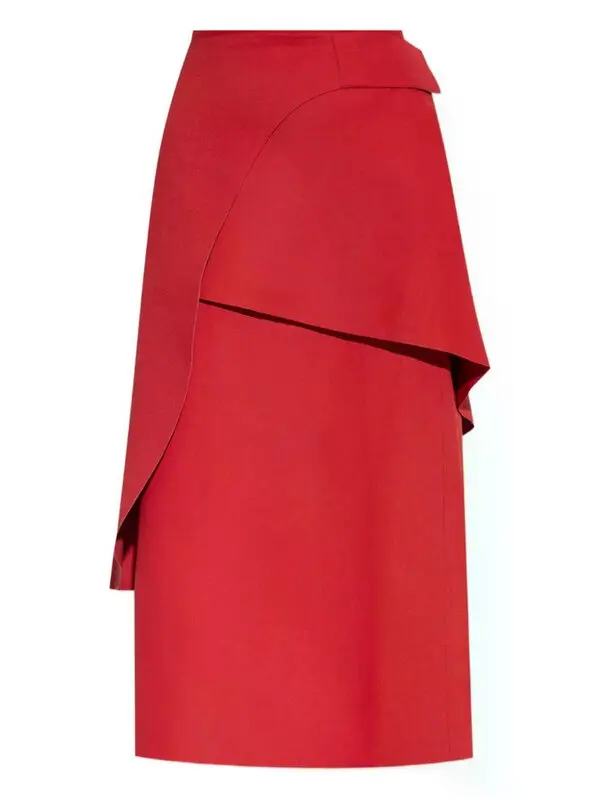 Tory Burch Laye Asymmetric Midi Skirt