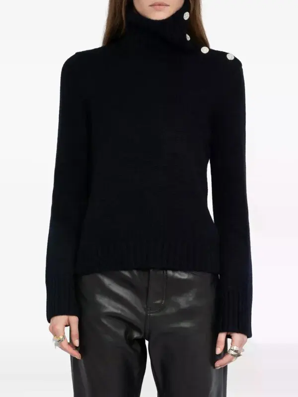 Zadig&Voltaire Nalma Cashmere Sweater - Blue