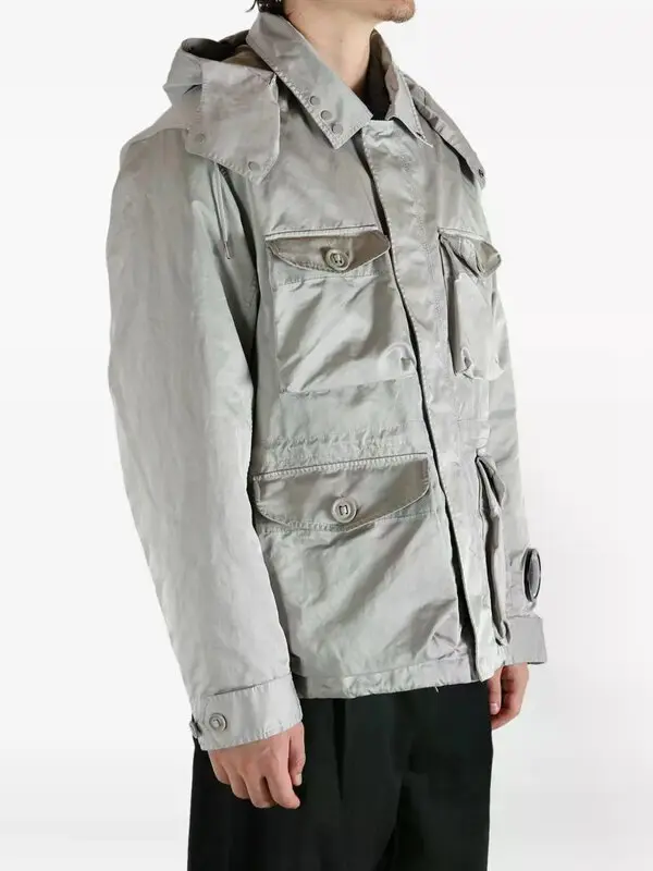 ジャケット・アウター C.P Company Gray Washed Hooded Coat 27429311r_2.jpg?m=1724327444