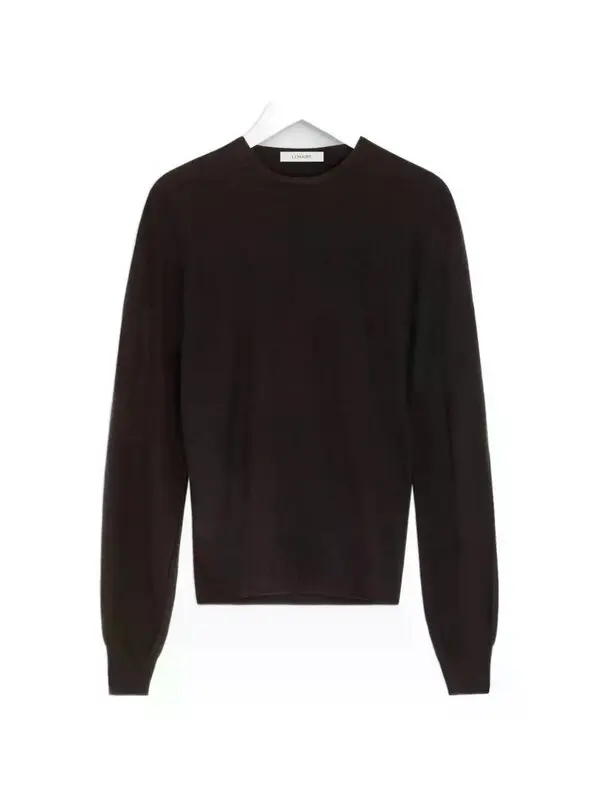 LEMAIRE Crew-neck Wool Sweater - Red