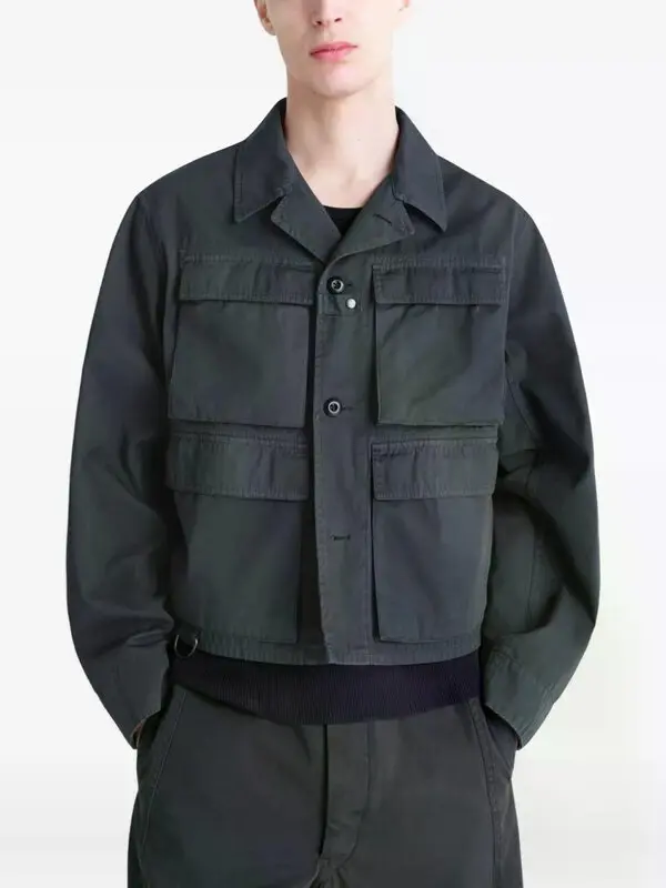 LEMAIRE Buttoned Pocket Utility Jacket - Grey