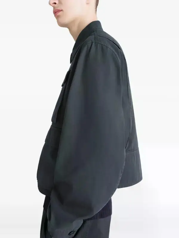 LEMAIRE Buttoned Pocket Utility Jacket - Grey