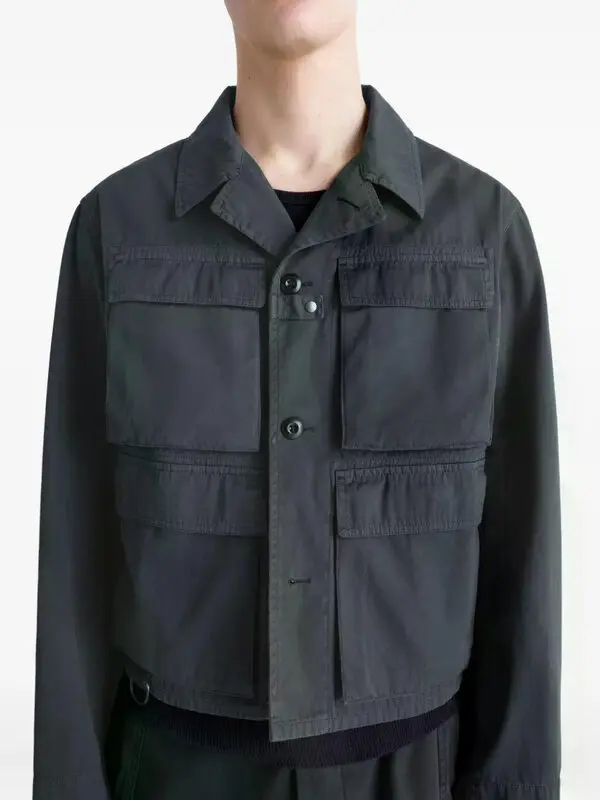 LEMAIRE Buttoned Pocket Utility Jacket - Grey