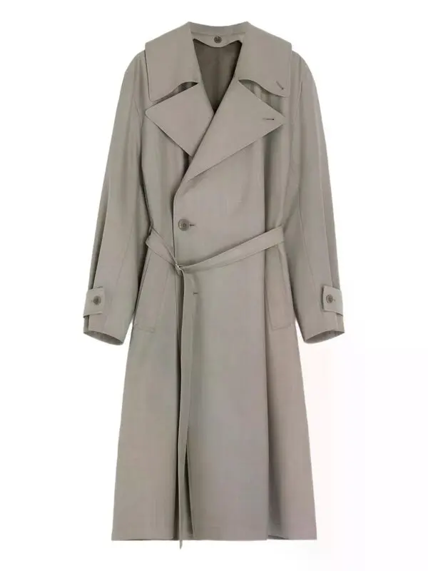 LEMAIRE - Double-Breasted Belted Trench Coat