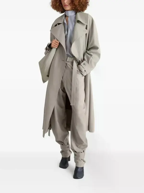 LEMAIRE - Double-Breasted Belted Trench Coat