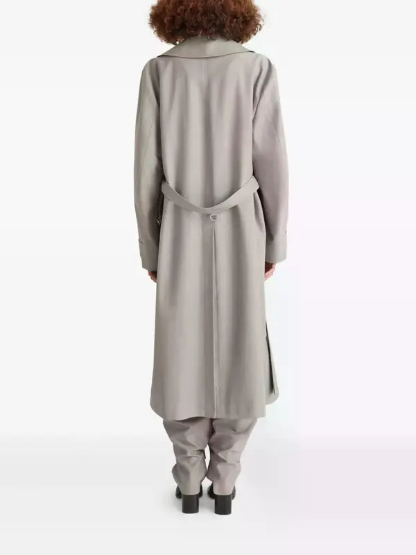 LEMAIRE - Double-Breasted Belted Trench Coat