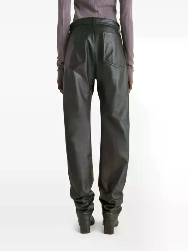 LEMAIRE Twisted Five-pocket Leather Trousers