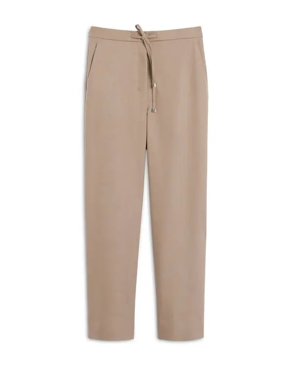 Max Mara Floria Wide-leg Trousers - Biscuit