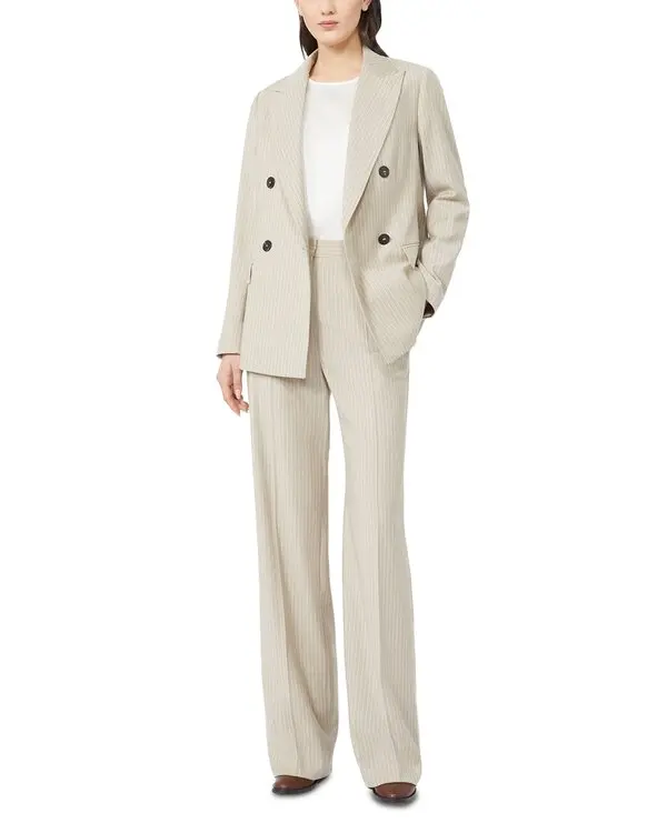 Max Mara Straight Leg Virgin Wool Pants