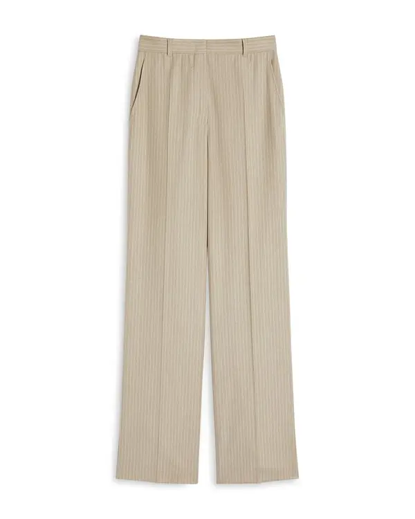 Max Mara Straight Leg Virgin Wool Pants