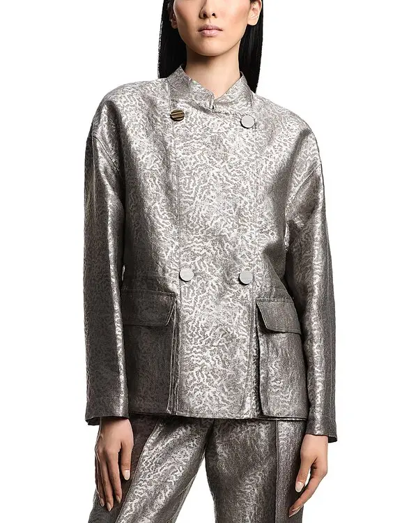 Emporio Armani Shiny Jacquard Blazer
