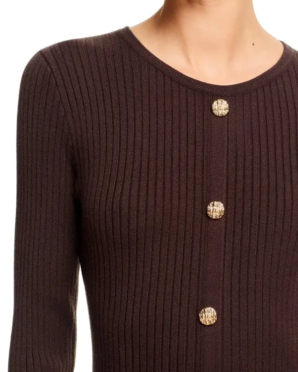 Aqua Knit Mini Dress Exclusive - Brown