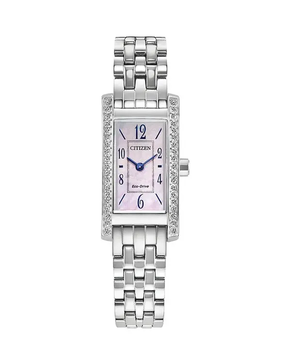 Citizen Eco-drive Classic Petite Palidoro Watch - White/silver