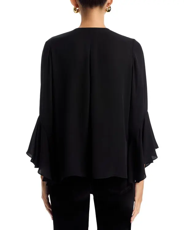 Kobi Halperin Turner Silk Ruffle Blouse