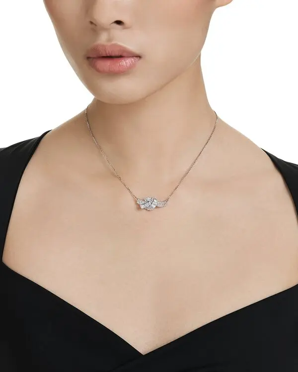 SWAROVSKI Matrix Pendant Necklace - Silver