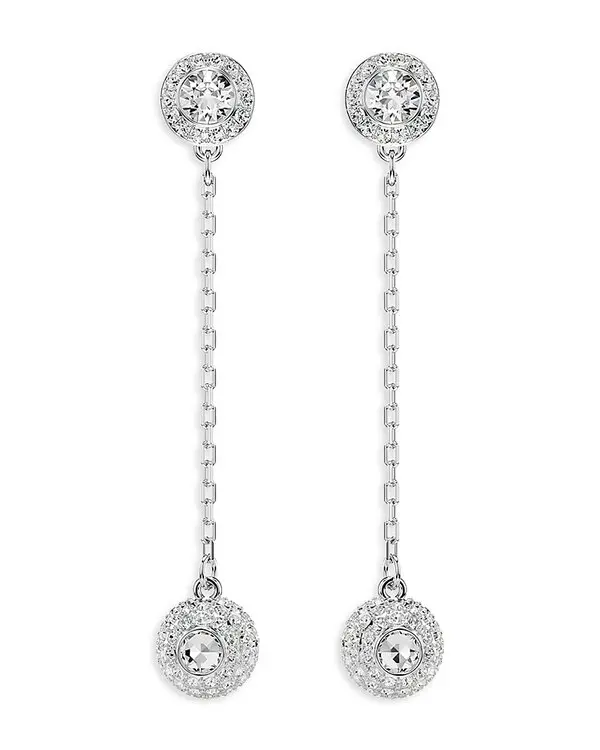 SWAROVSKI Una Crystal Angelic Drop Earrings - Silver