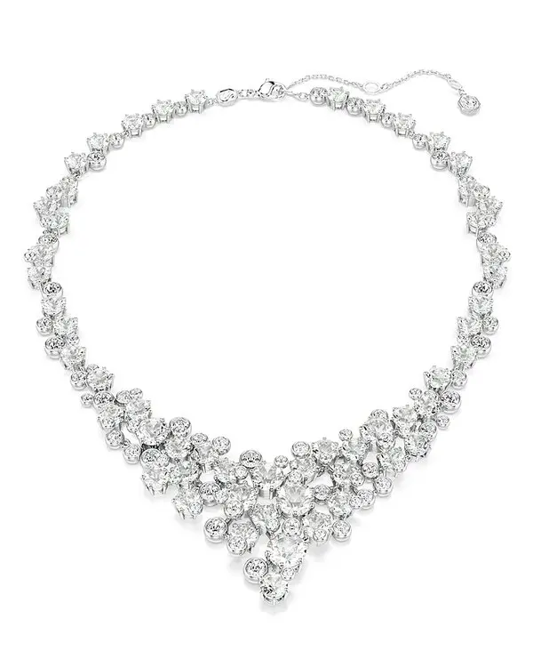 SWAROVSKI Constella Crystal Statement Necklace - Silver