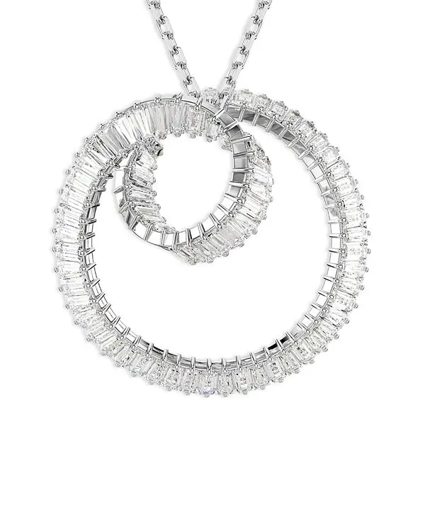 SWAROVSKI Matrix Pendant Necklace - Silver