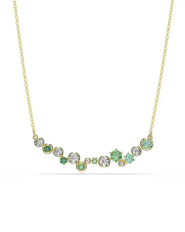 SWAROVSKI Crystal Collar Necklace - Green/gold