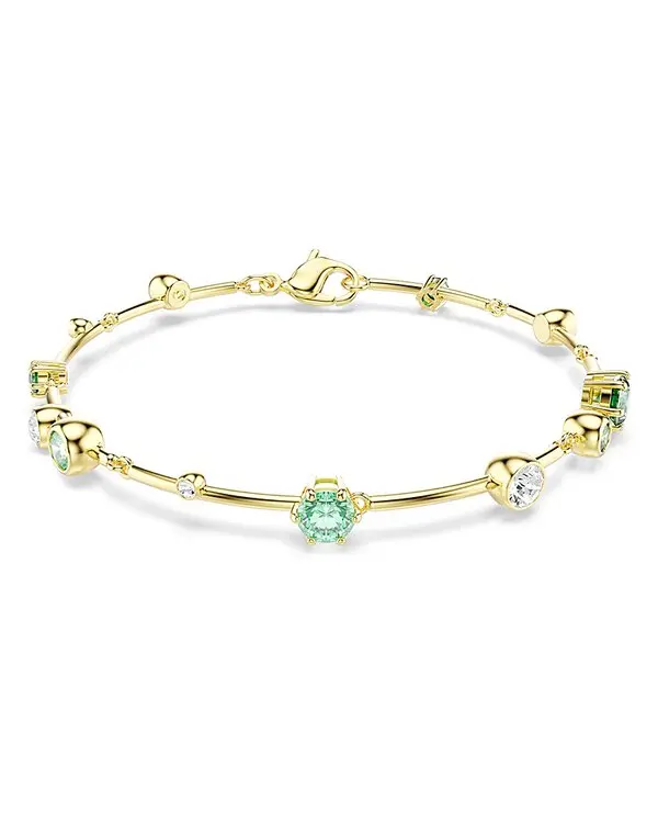SWAROVSKI Constella Crystal Flex Bracelet - Green/gold