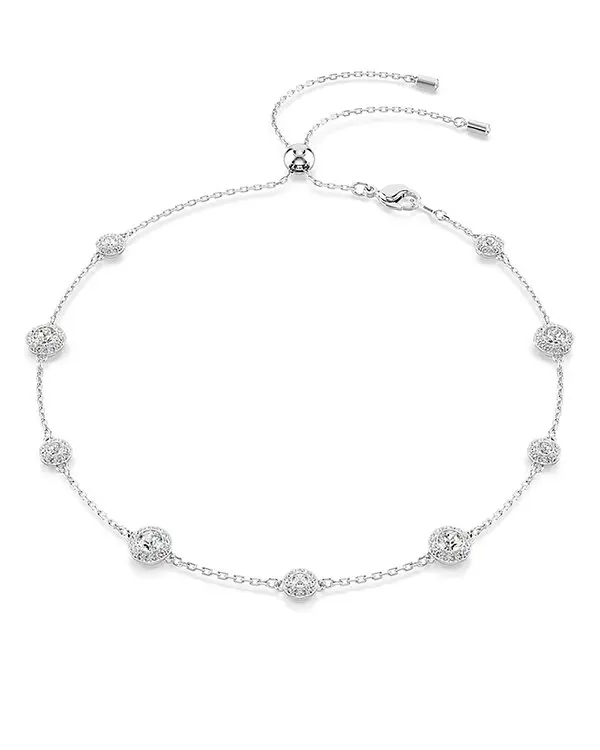 SWAROVSKI Una Crystal Angelic Collar Necklace - Silver