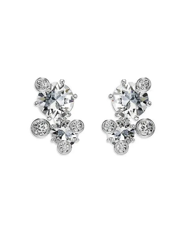 SWAROVSKI Constella Crystal Stud Earrings - Silver