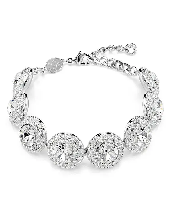 SWAROVSKI Una Crystal Angelic Link Bracelet - Silver