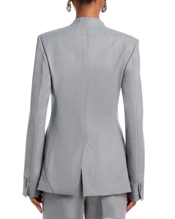 Helmut Lang Apex Sculpted Single Button Blazer
