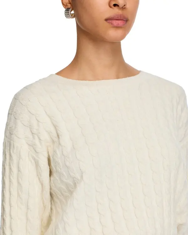 Steve Madden Minna Cable Knit Sweater