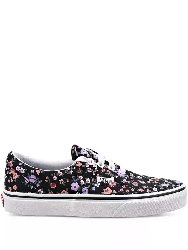 VANS Floral-print Era Sneakers - Black