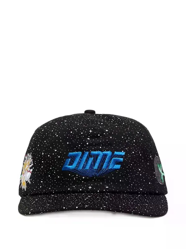 DIME Space-print Logo Cap - Black