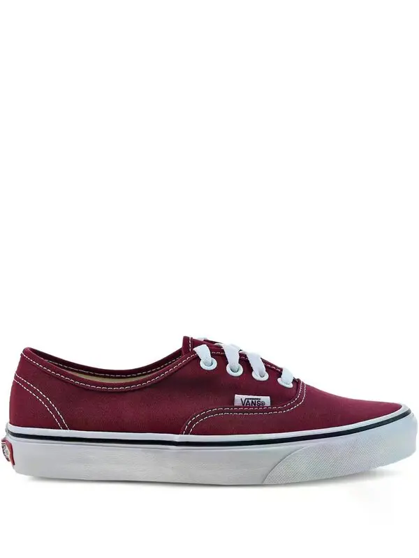 VANS Authentic Logo-patch Sneakers - Red