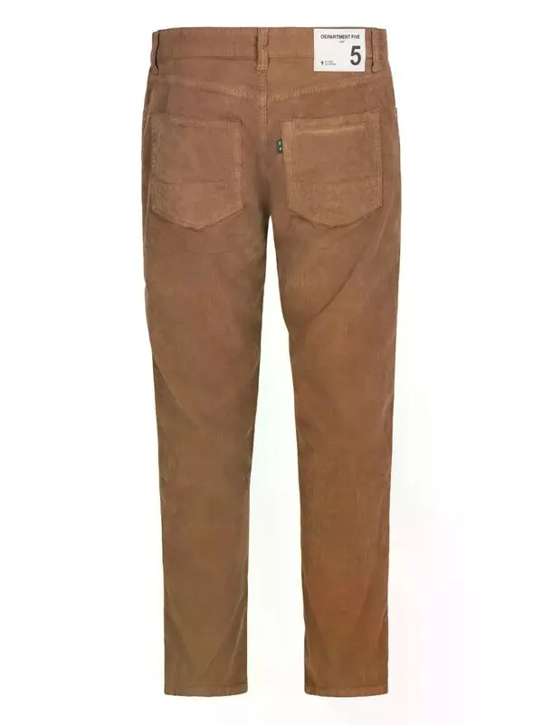 DEPARTMENT 5 Logo-patch Corduroy Trousers - Brown