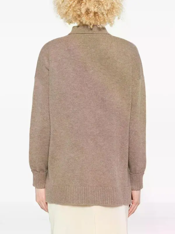Max Mara Buttoned Chest-pocket Cardigan - Brown