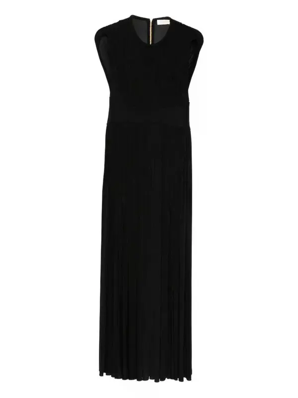 Zimmermann Pleated-skirt Sleeveless Midi Dress