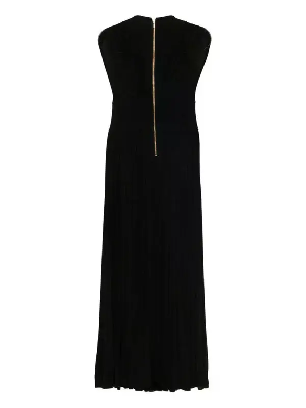 Zimmermann Pleated-skirt Sleeveless Midi Dress