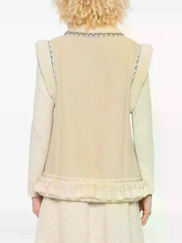 Valentino Garavani Tassel-embellished Waistcoat - Neutrals