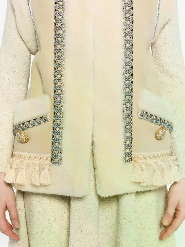 Valentino Garavani Tassel-embellished Waistcoat - Neutrals