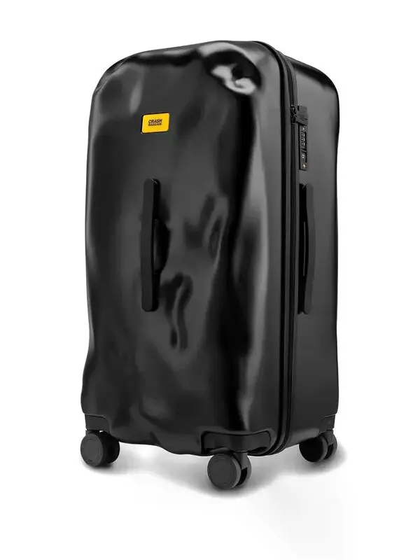 CRASH BAGGAGE Hammered-effect Luggage With Top Handle