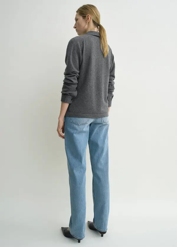 TOTEME Raglan-sleeve Cashmere Cardigan - Grey
