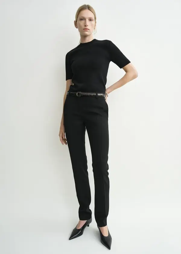 TOTEME Low-waist Slim Evening Trousers