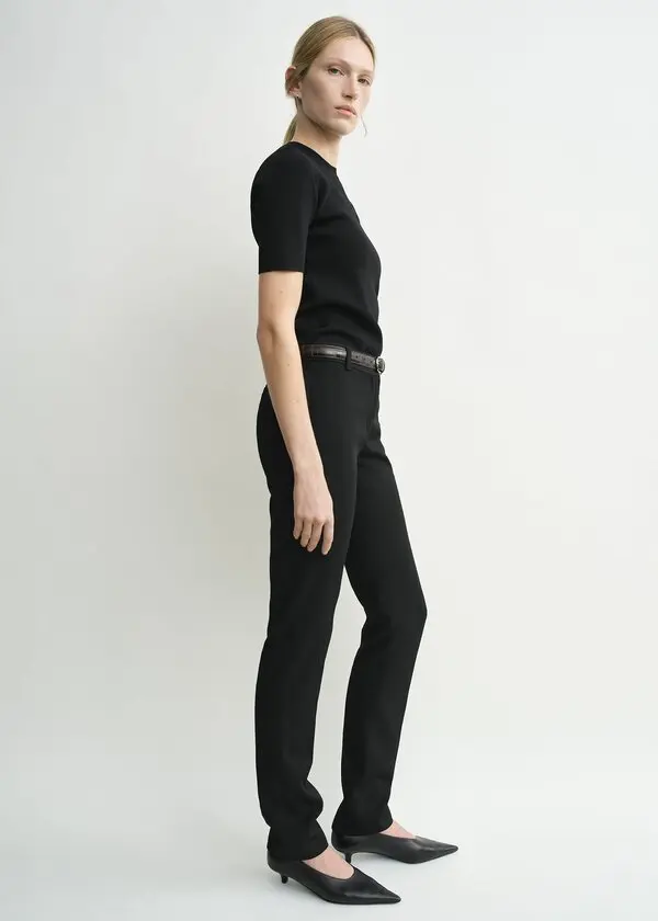 TOTEME Low-waist Slim Evening Trousers