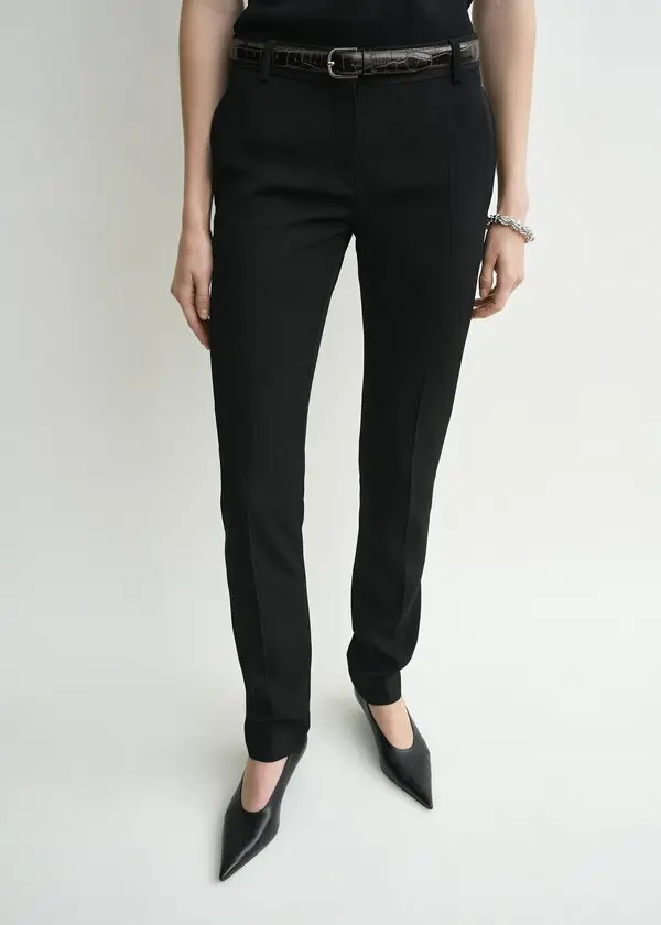 TOTEME Low-waist Slim Evening Trousers
