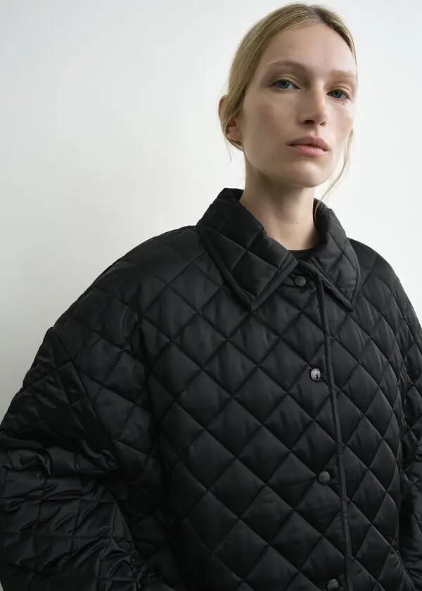 TOTEME Collared Quilted Jacket