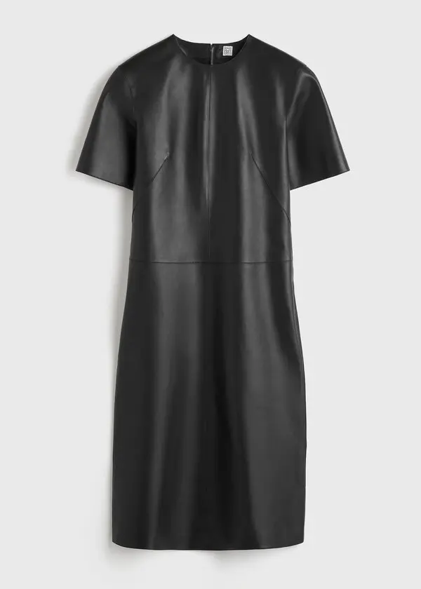 TOTEME Leather T-shirt Dress