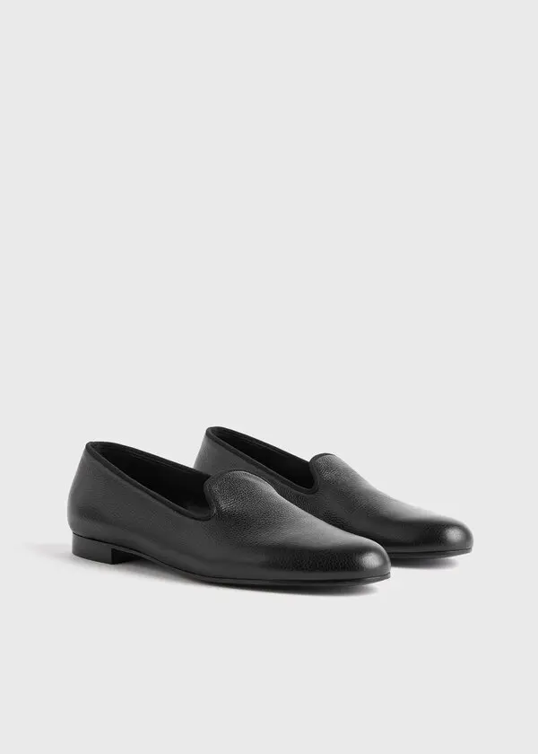 TOTEME Grained-leather Loafers