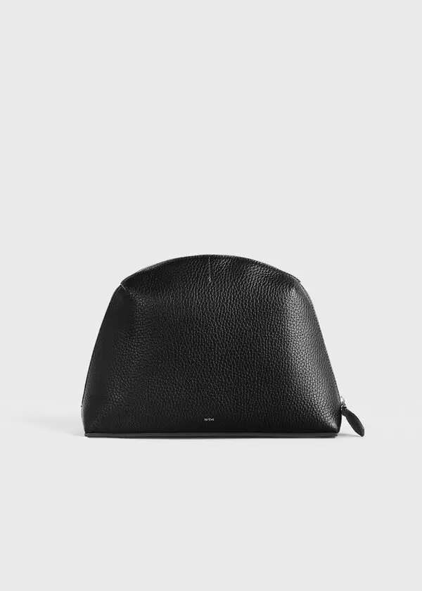 TOTEME Grained-leather Pouch