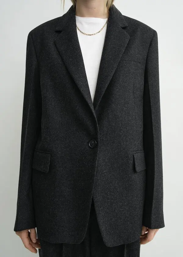 TOTEME Oversized Single-button Blazer