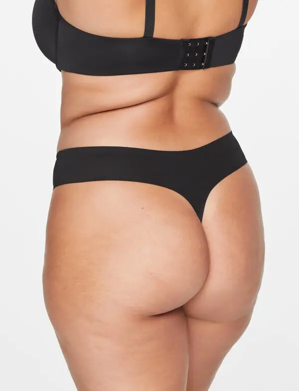 THIRDLOVE Comfortstretch Thong Panty - Black